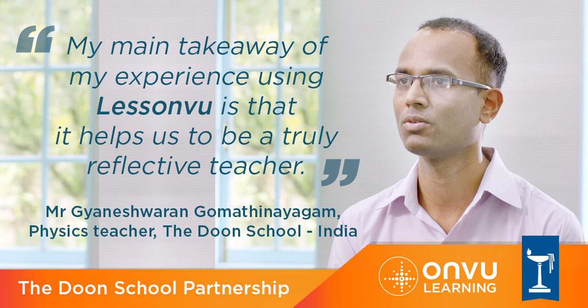 International Teacher Coaching – The Doon School | ONVU Learning